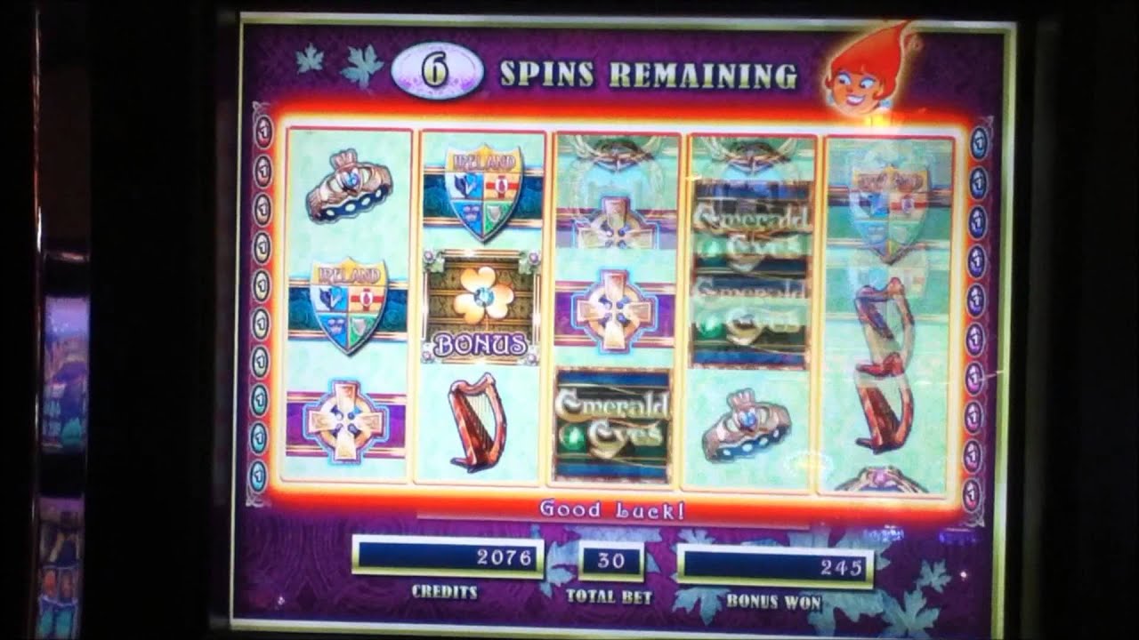 HOT HOT PENNY EMERALD EYES Penny Video Slot Machine with FREE SPIN ...