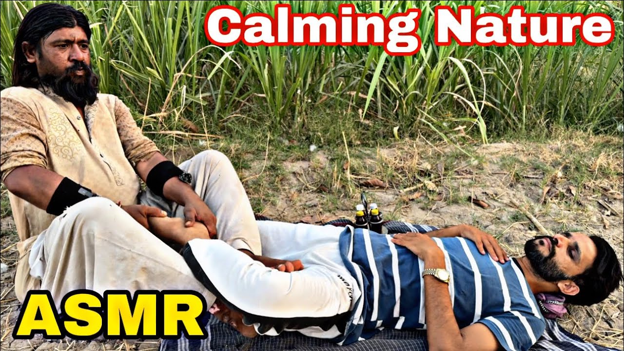 ASMR || MASSAGE IN CALMING ENVIRONMENT || EMBRACE THE PEACE OF NATURE ...