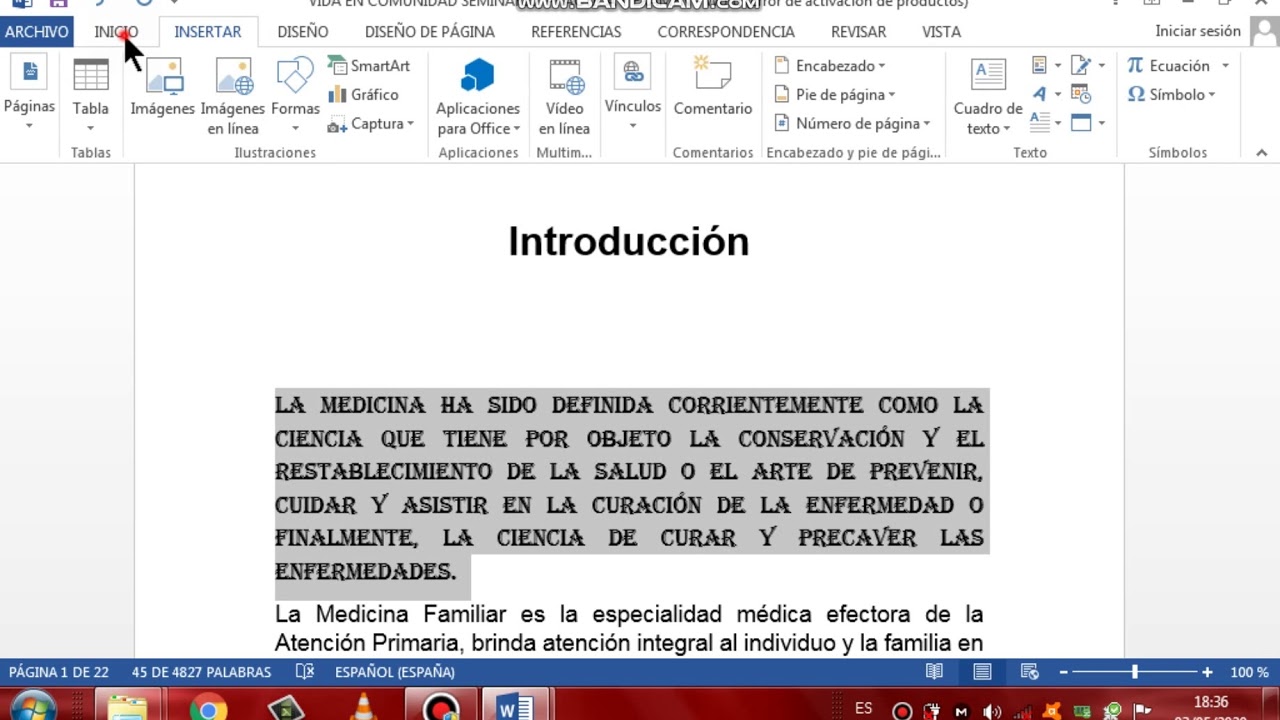 Como tachar letras, párrafos, etc en word (Tachado) - YouTube