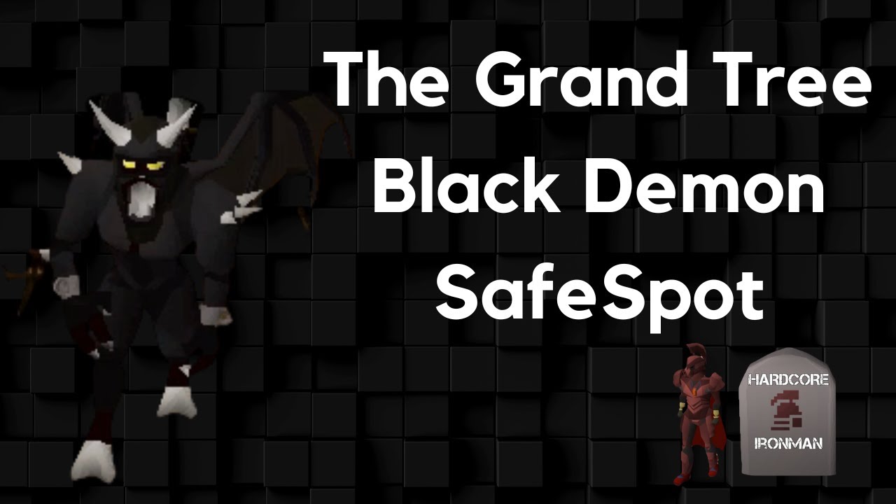 OSRS HCIM - Black Demon Safespot for low levels (The Grand Tree Quest ...