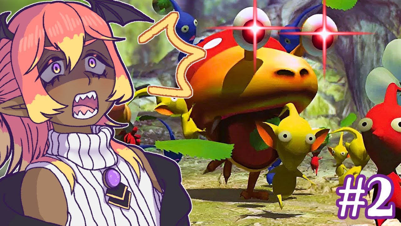 【PIKMIN 1 #2】*throws pikmin to their death* - YouTube