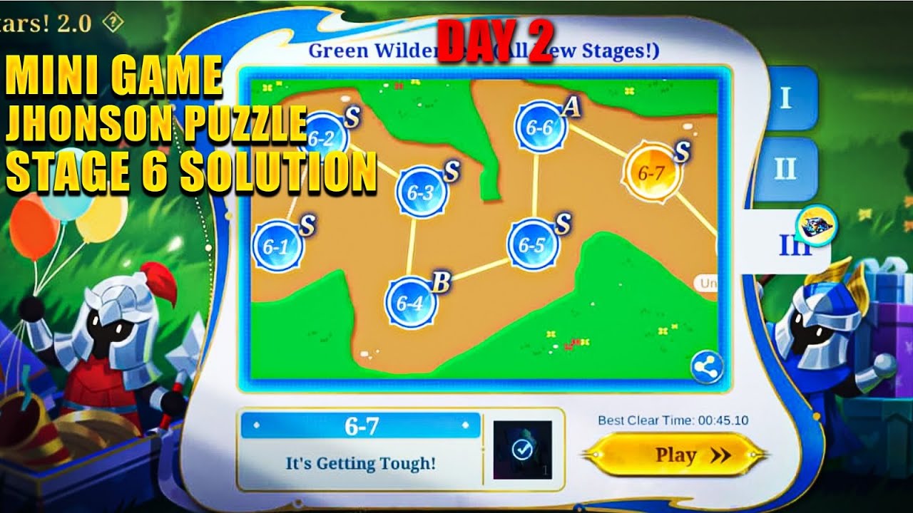 Johnson puzzle Solution Stage 6 Day 2 | Mobile Legends Mini Game ...