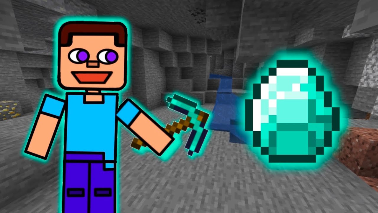 Minecraft diamond gif - YouTube