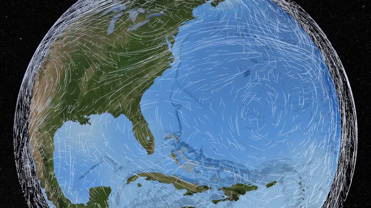 Combined U and V components of wind - YouTube