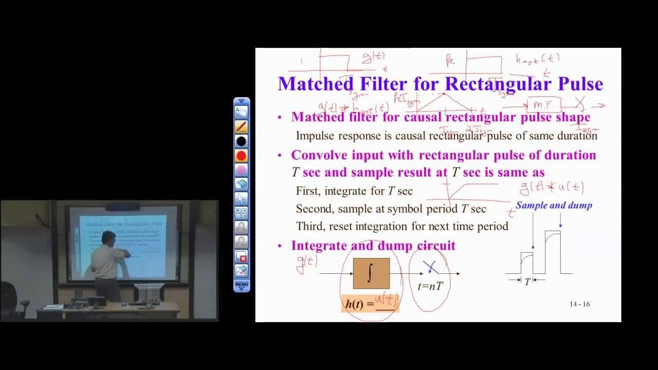 Real-Time DSP Lab: Matched Filtering Part 3 (Lecture 14) - YouTube
