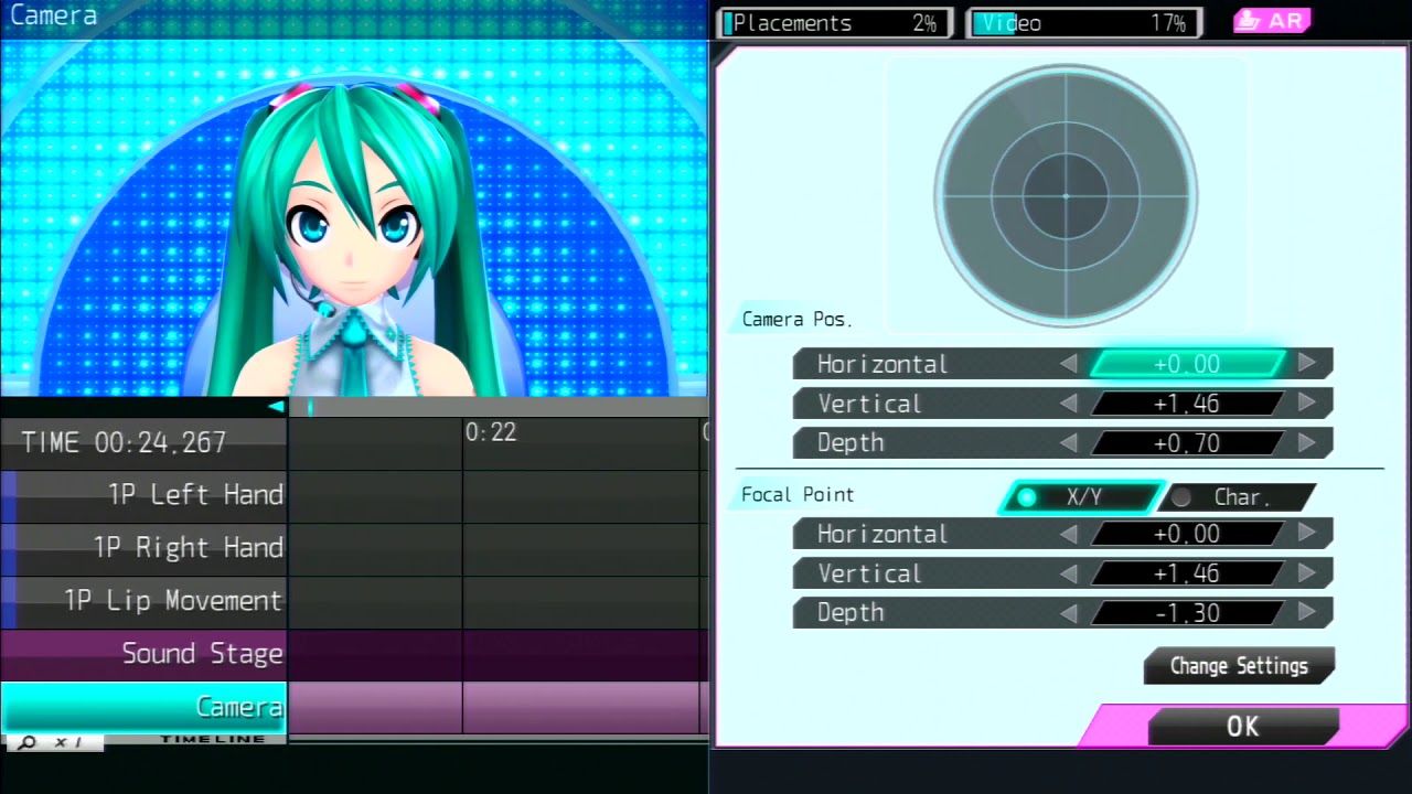 Character Movement Tutorial Transition Time Project Diva F 2nd Edit Mode Youtube