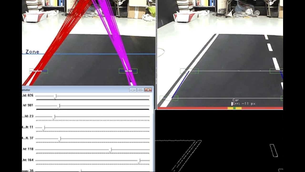 Simple Lane Detection by OpenCV (Python version) - YouTube
