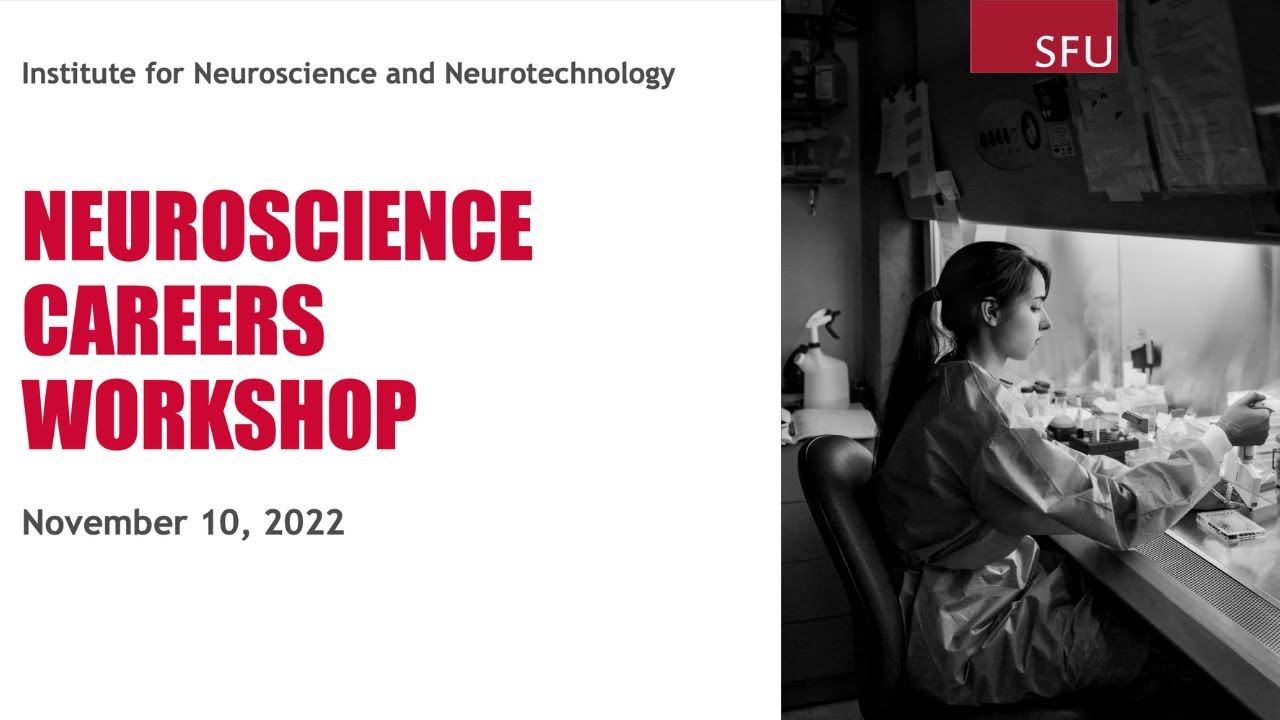 Neuroscience Careers Workshop - YouTube