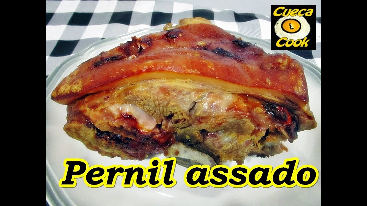 Pernil recheado assado (aprenda fazer a salmoura para tempero) - YouTube