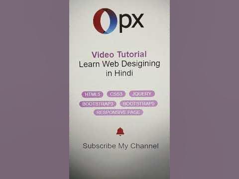 learn web designing in hindi #css #html #css3 #css #jquery #bootstrap #bootstrap5 #html5 # ...