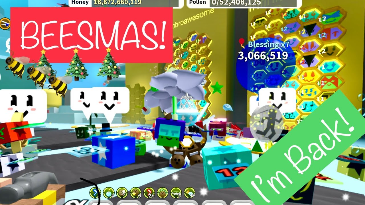 I’m BACK And So Is BEESMAS! | Bee Swarm Simulator - YouTube