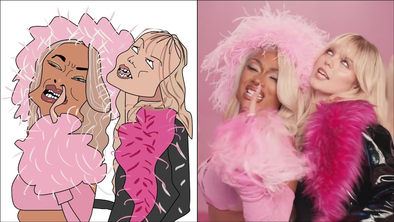 POP DRAWING MEME #291 | RENEE RAPP - NOT MY FAULT | Ruby Fun - YouTube