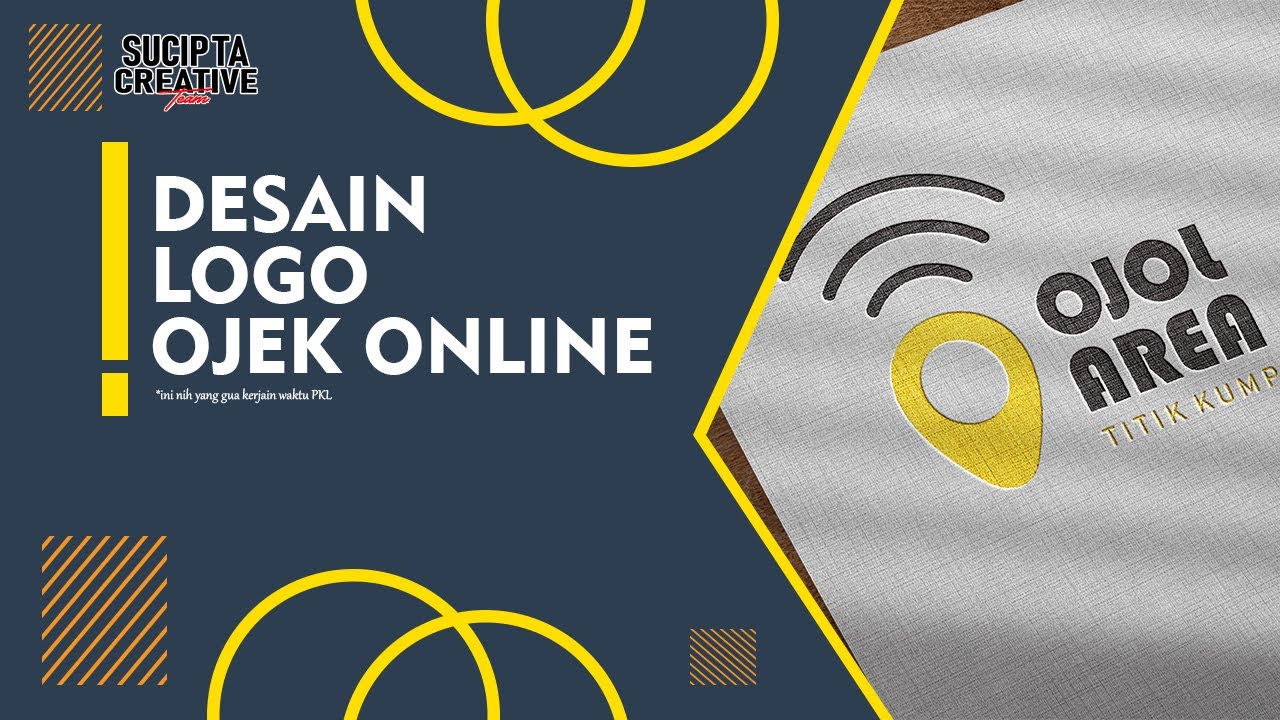 TUTORIAL COREL DRAW - CARA MEMBUAT DESAIN LOGO PANGKALAN OJEK ONLINE ...