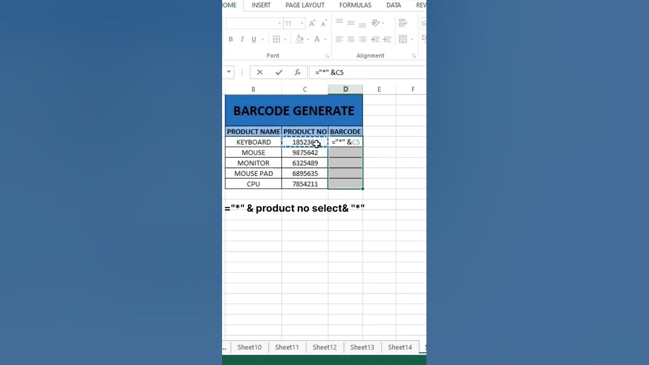 barcode excel | barcode excel generator | barcode excel formula | # ...