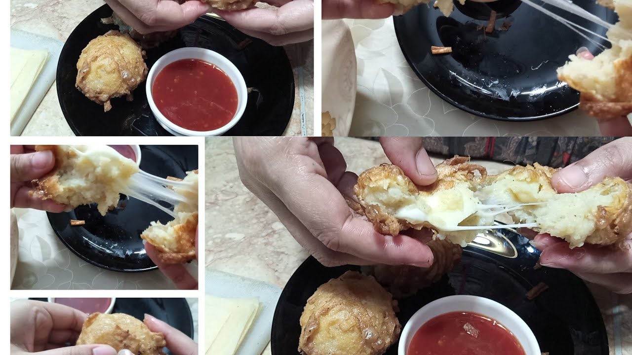 Crispy Thread Potato Cheese Balls | Potato Recipe | Snacks | Easy Cook ...
