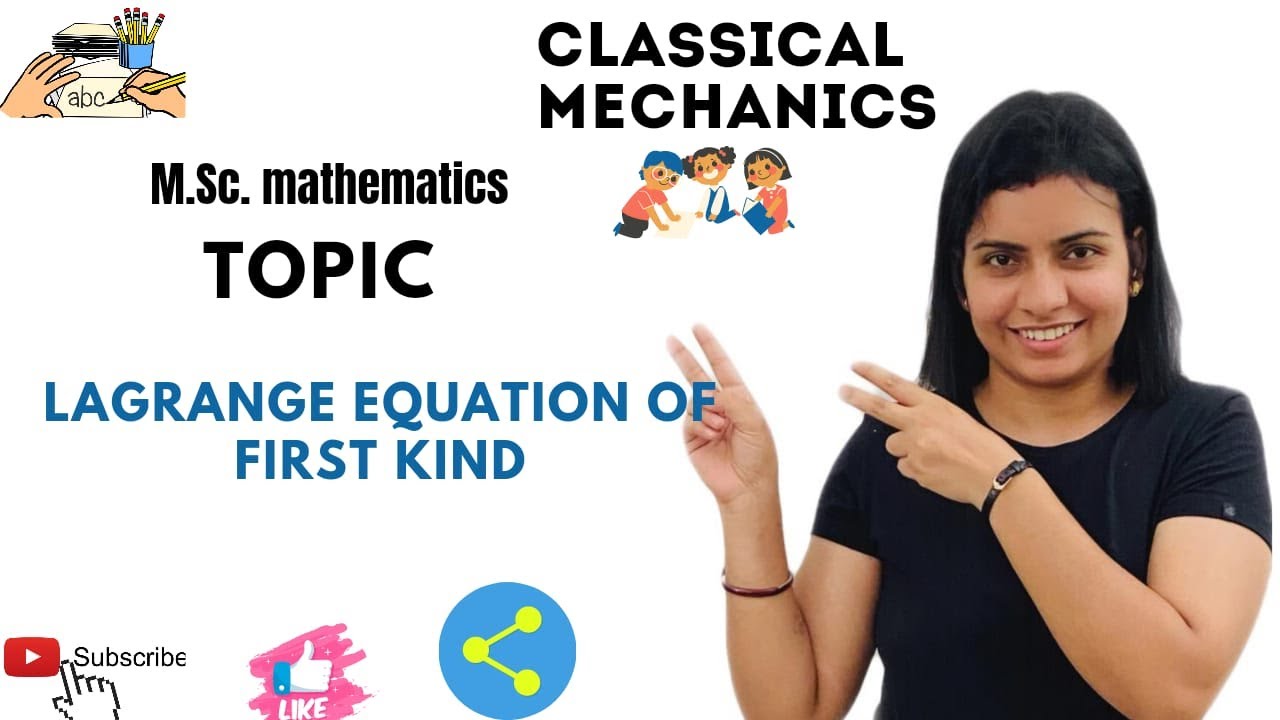L 26 Lagrange Equation Of First Kind Classical Mechanics M Sc L 26 Lagrange Equation Of First Kind Classical Mechanics M Sc