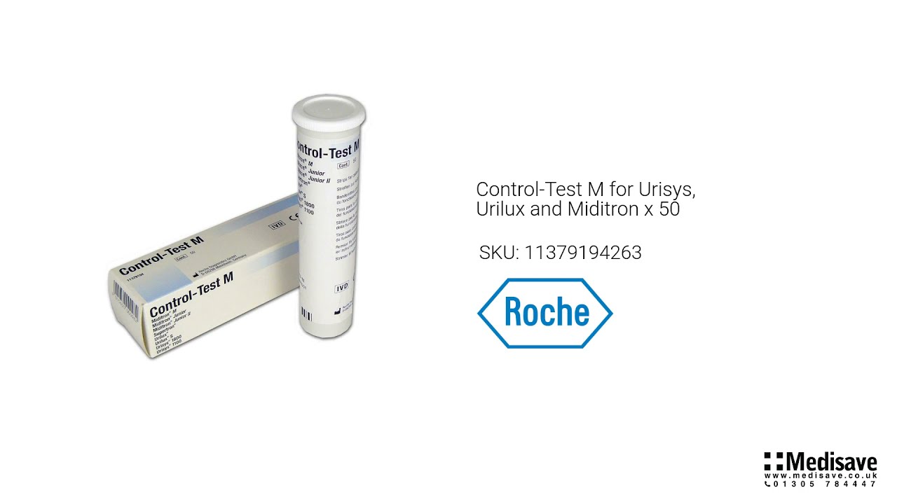 Control Test M for Urisys Urilux and Miditron x 50 11379194263 - YouTube