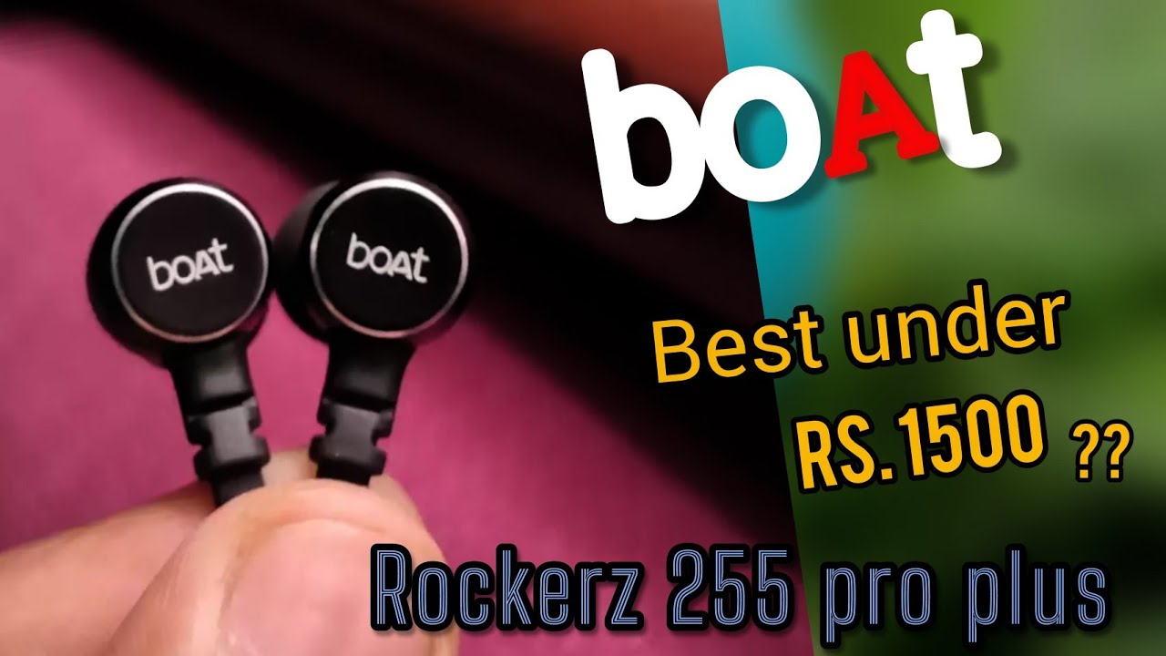Boat rockerz 255 pro Bluetooth headphones Unboxing | best headphones ...
