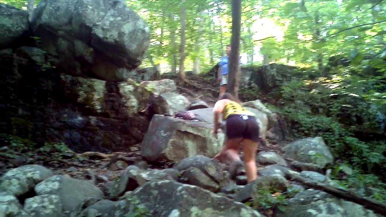 Waterfall in Ringing Rocks State Park - YouTube