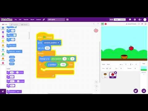 CATCH GAME ON PICTOBLOX!!! - YouTube