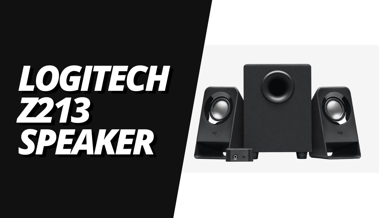 Logitech Z213 2.1 Subwoofer Speaker System - YouTube