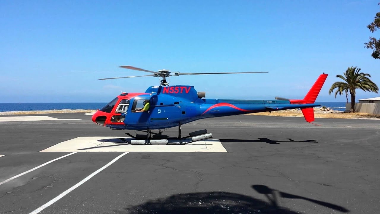 Island Express Helicopter Taking Off From Catalina - YouTube