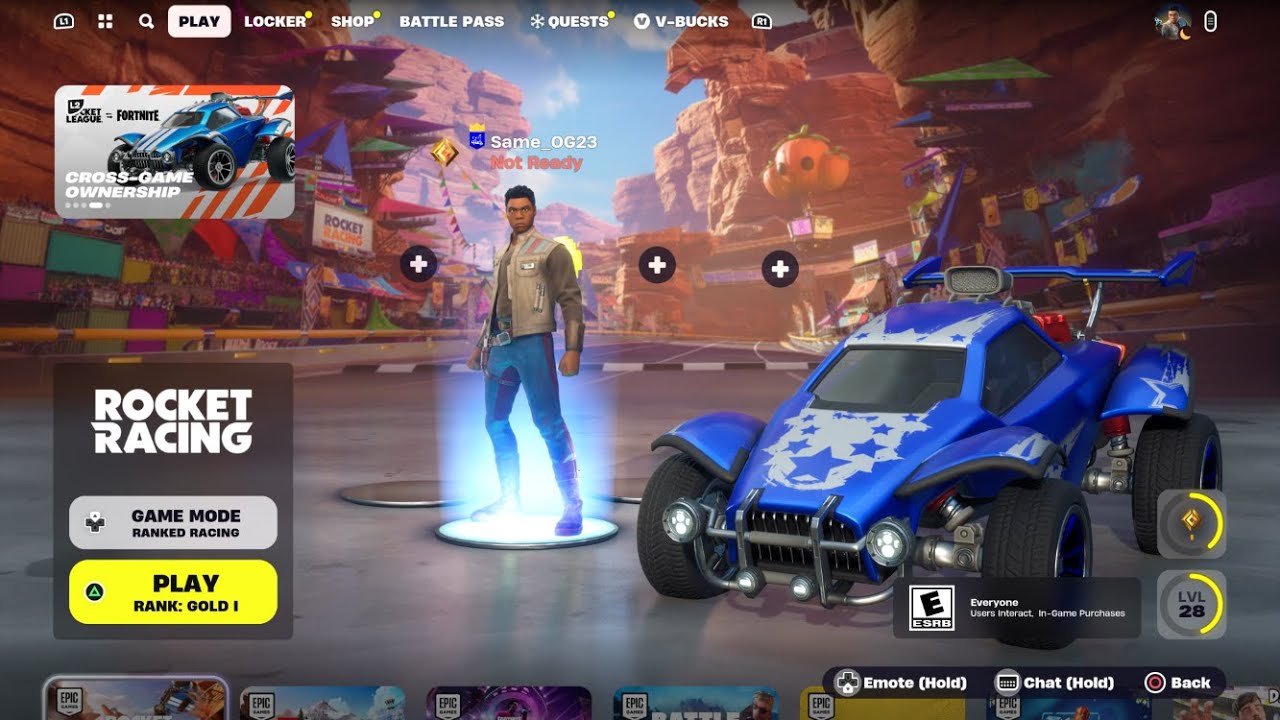 Fortnite: Rocket Racing Ranked - YouTube