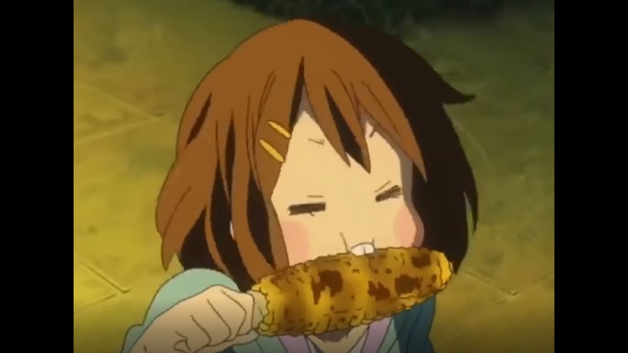 Yui Eating Corn - YouTube