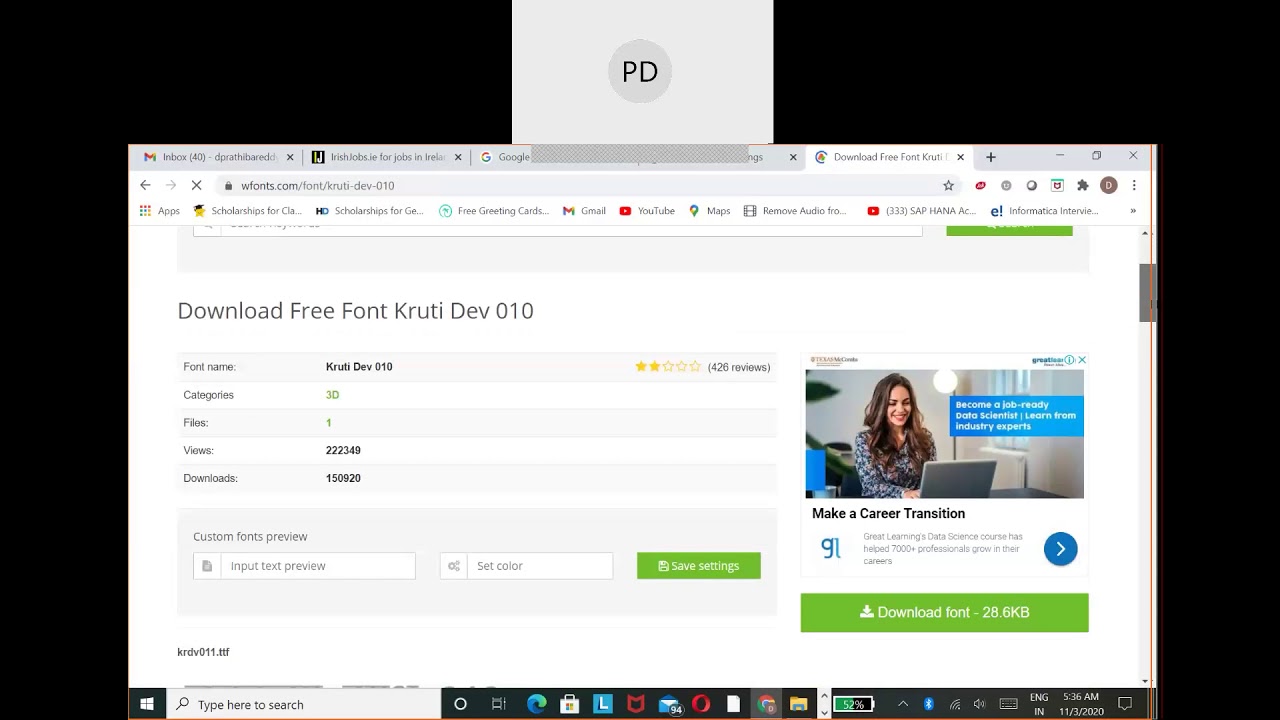 HOW TO GET HINDI FONT ON NOTEPAD YouTube