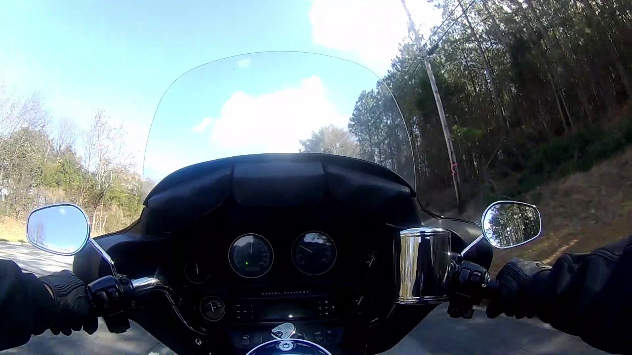 Harley ride with music - YouTube