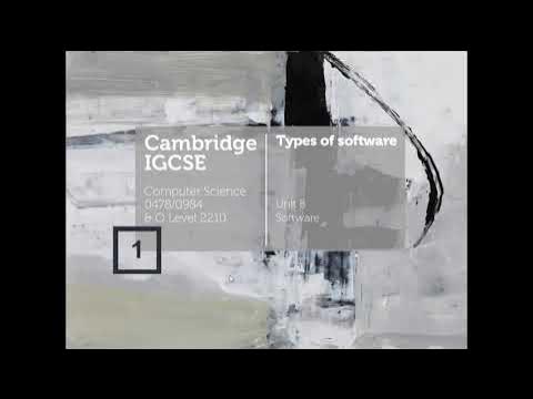 IGCSE Operating System Unit 4 Software - YouTube