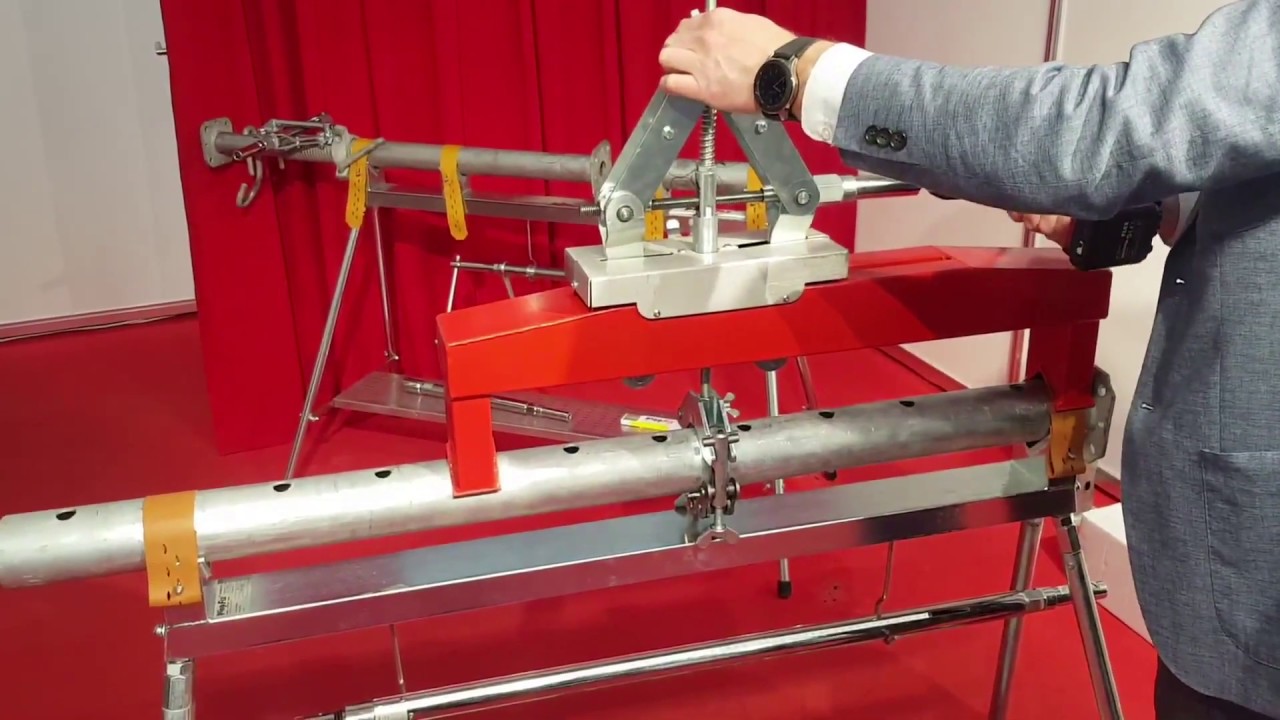 PropFIX - formwork prop "banana" unbender tool - YouTube