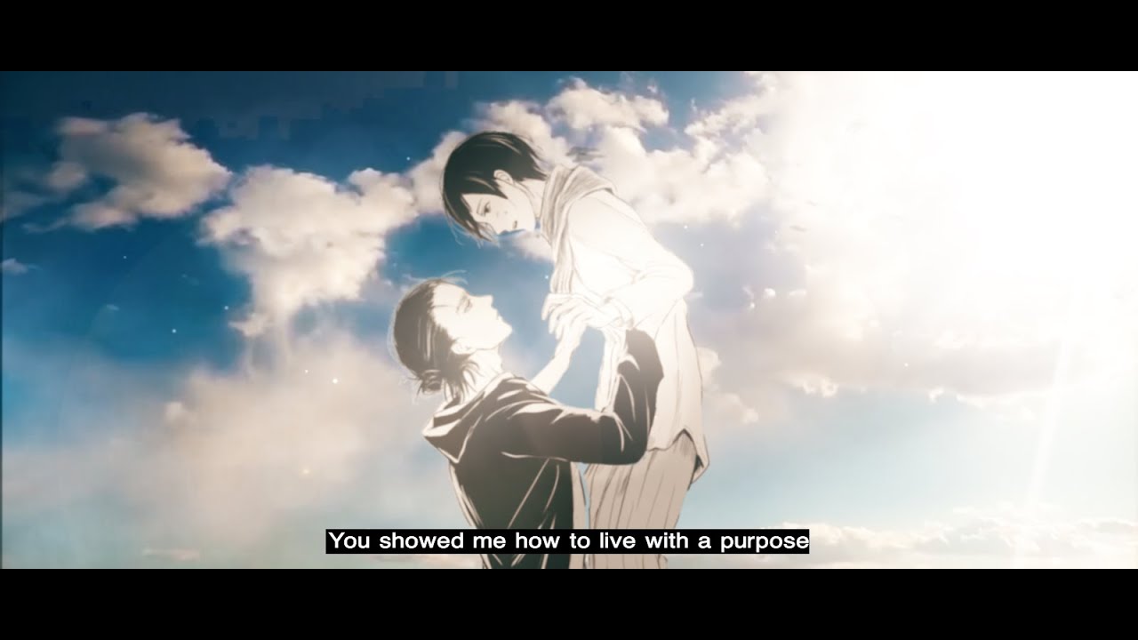 Attack on Titan Ending Manga Animation "itterasshai eren, Eren." - YouTube
