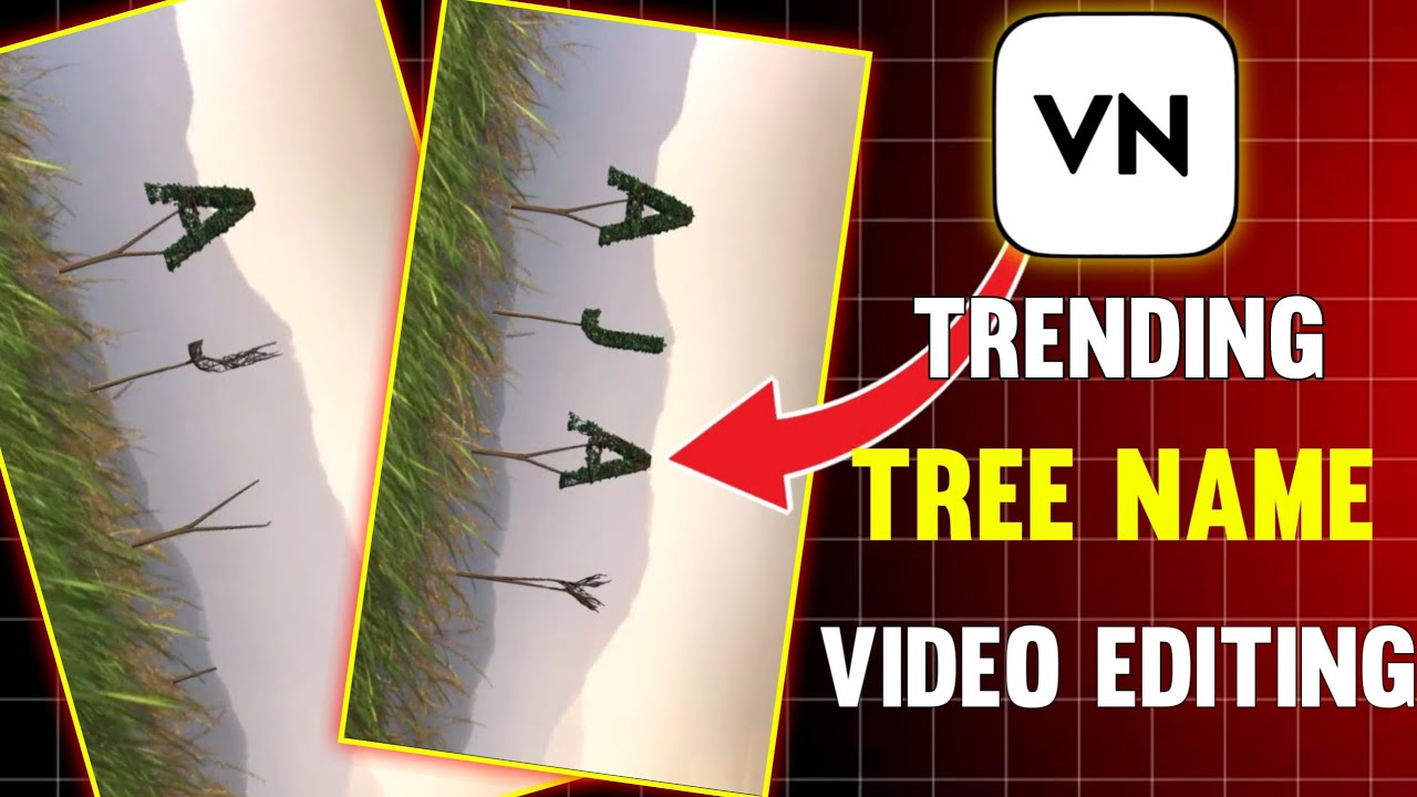 Tree Name Latter Video Editing | Viral Tree Growth Name Latter Video ...