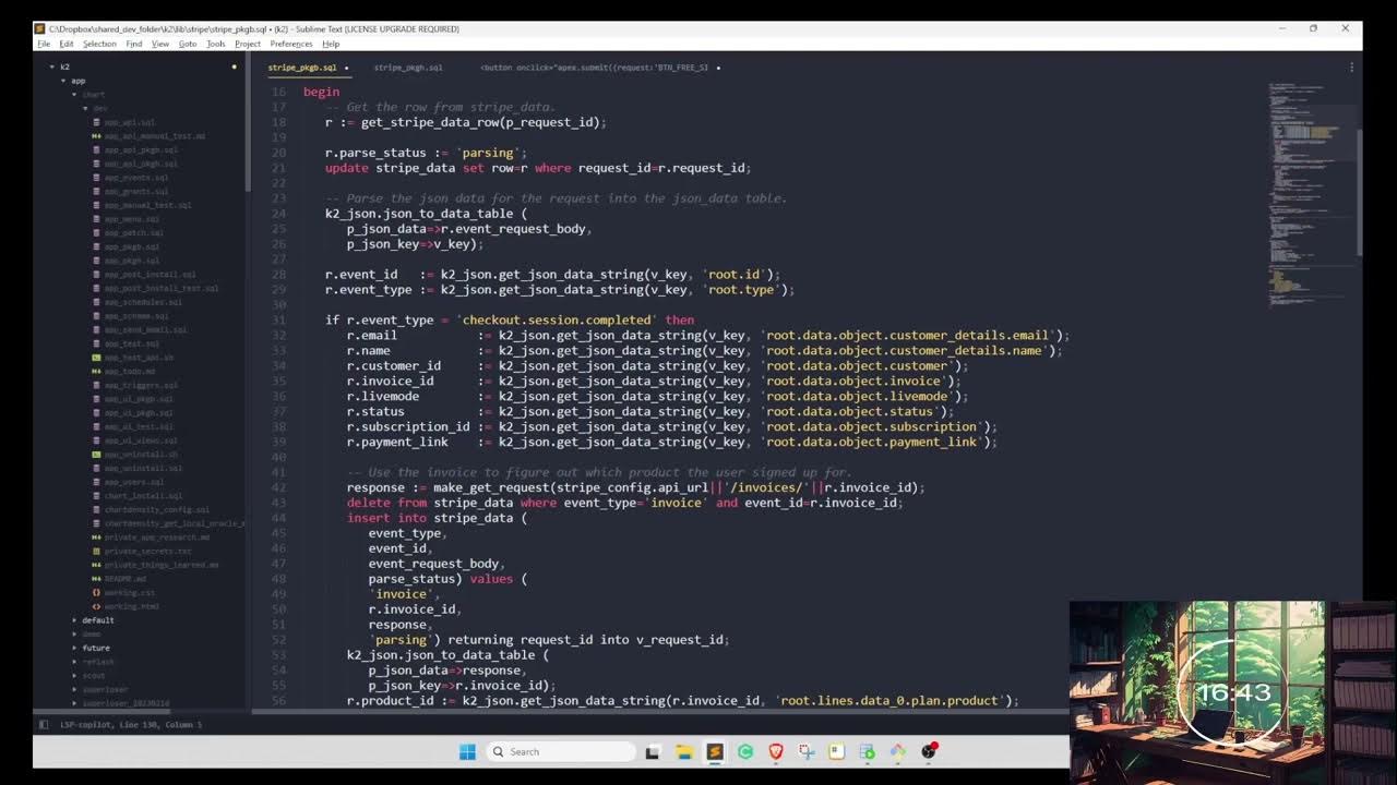 25 min of live code | Extending the Stripe API - PLSQL - Oracle APEX - K2 - YouTube