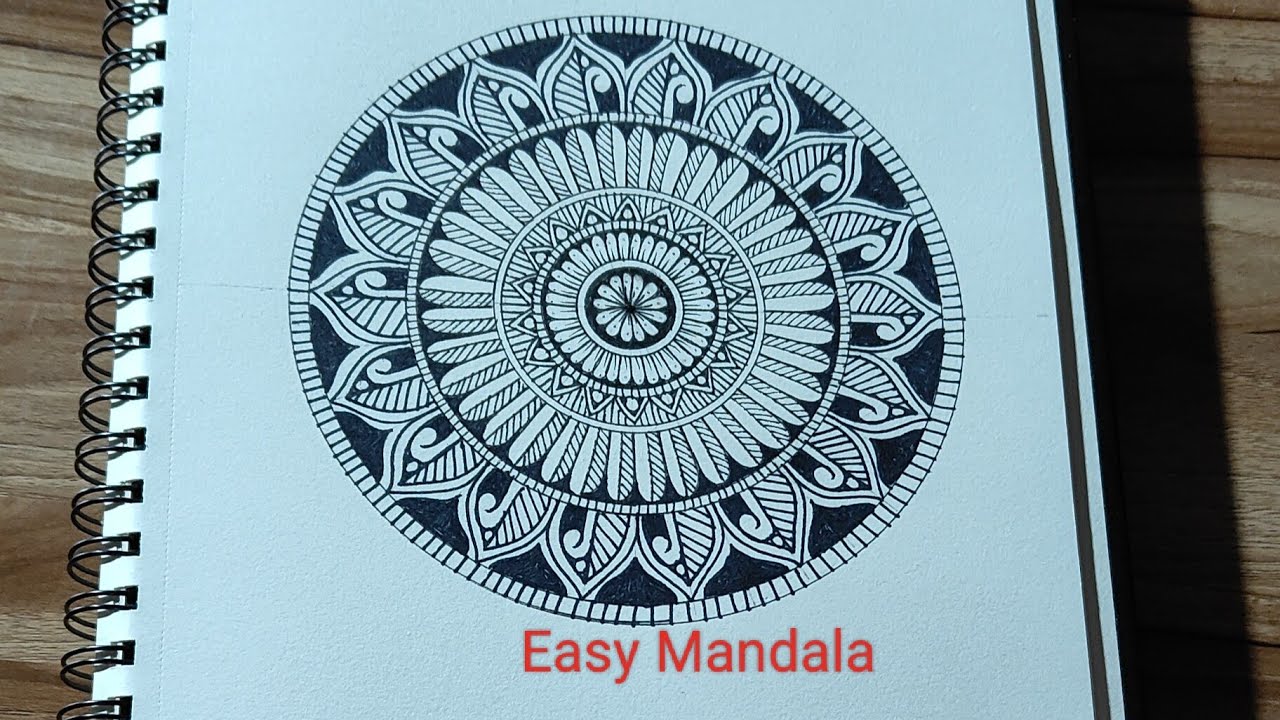 Mandala Art For Beginners |Step By Step Tutorial |@Easy_Mandala59 - YouTube