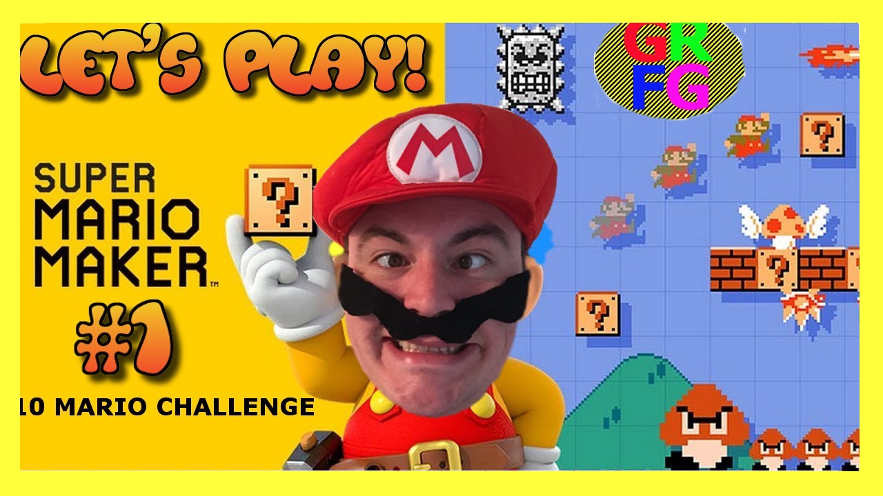Super Mario Maker: 10 Mario Challenge - YouTube
