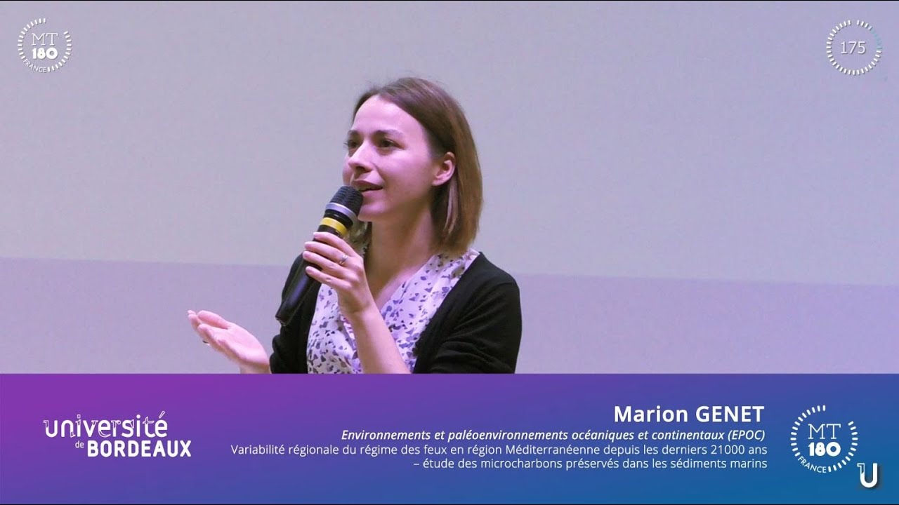 MT180s 2020 : Marion GENET, finaliste de l’université de Bordeaux - YouTube