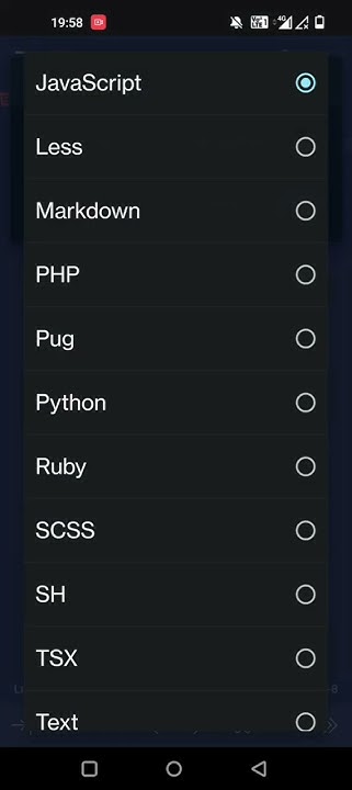 How to change Coding Language in SPCK CODE EDITOR in mobile - YouTube