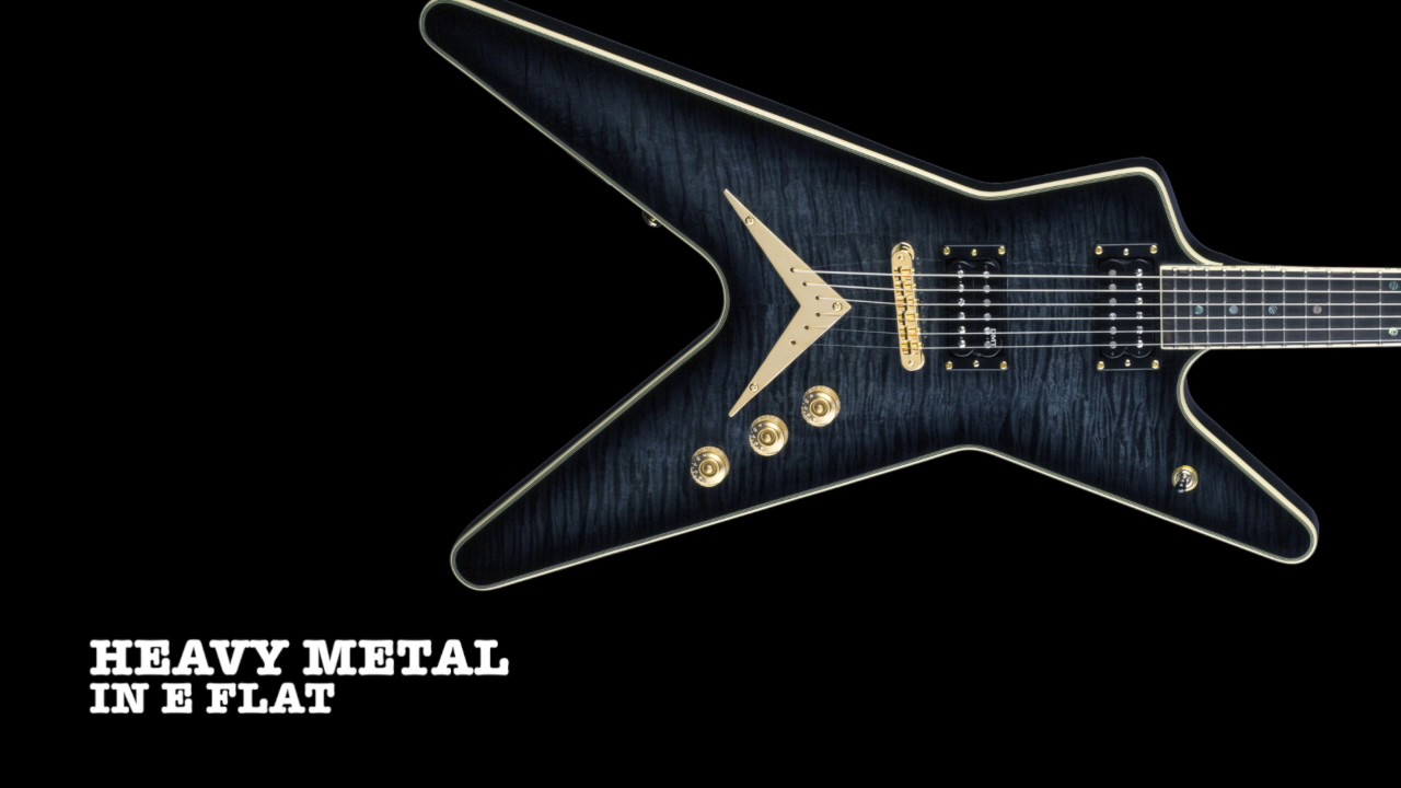 Heavy Metal backing track in E FLAT - YouTube