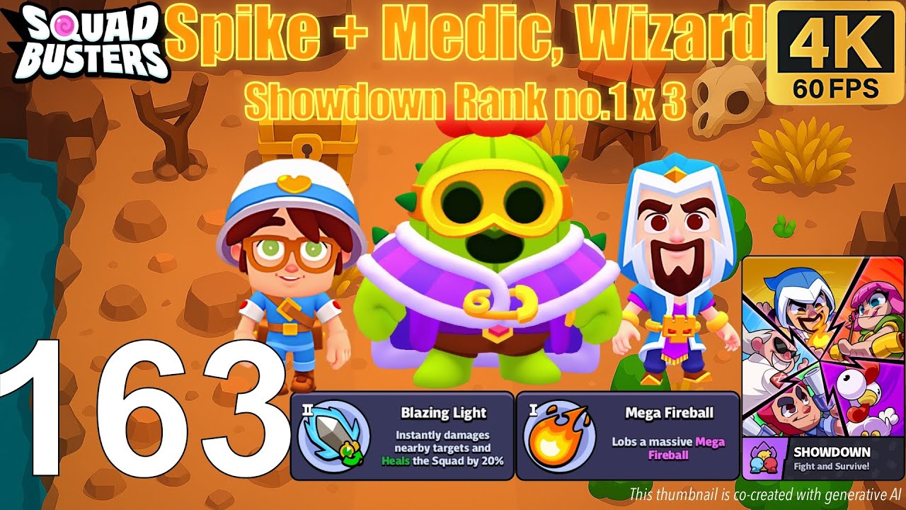 Squad Busters - Walkthrough Gameplay Part 163 - Spike, Medic, Wizard ...