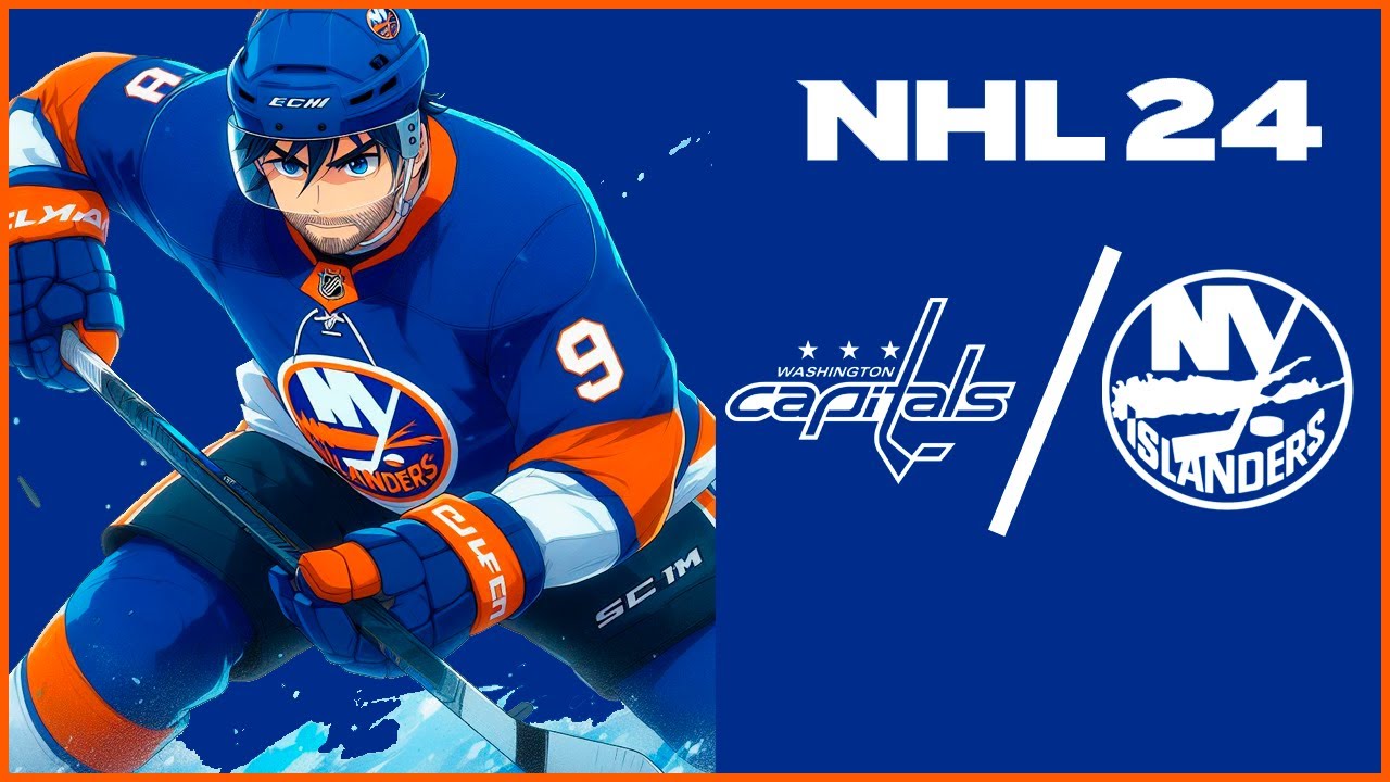 NHL 24 (09 PC) - Washington at NY Islanders (FULL GAME) - YouTube