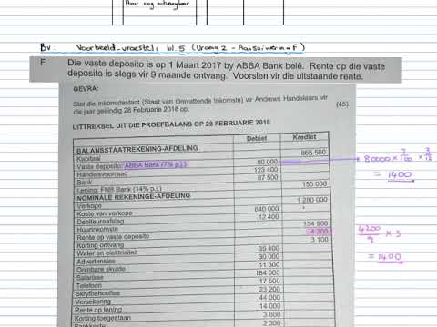 Rekeningkunde Gr 10 - Aansuiwerings (Inkomste) - YouTube