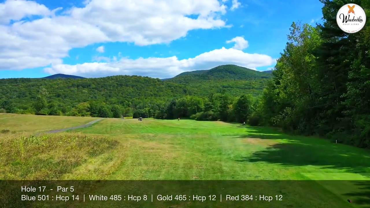 Waubeeka Golf Links Hole 17 - Par 5 - YouTube