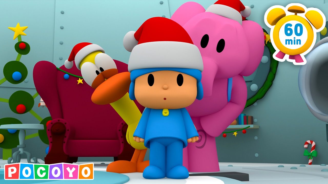 🥶 Let's Celebrate Christmas - IN SPACE?! 🚀 | Pocoyo English | Holiday ...