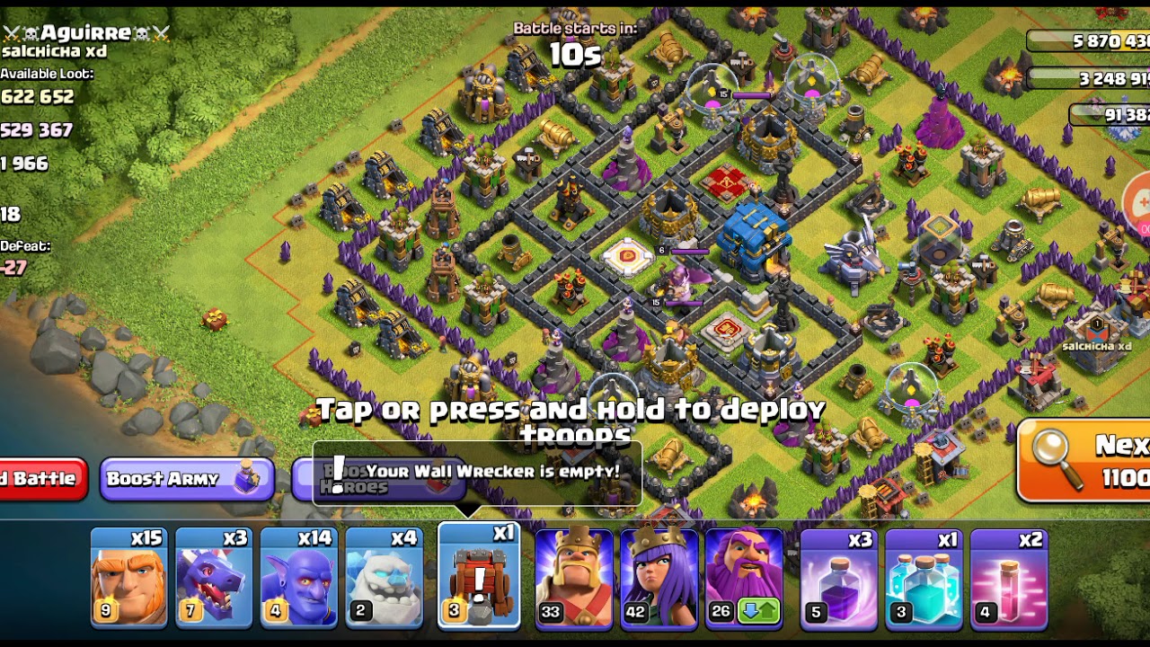 Clash of Clan farming - YouTube