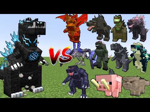 LEGENDARY TREMORZILLA vs ALL ZILLAS (Minecraft Mob Battle)