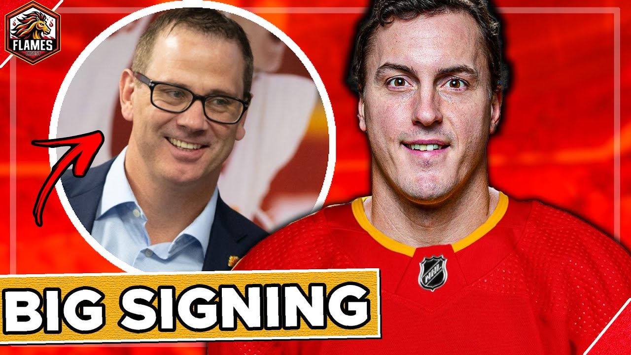 Flames make SNEAKY signing… This is PERFECT | Calgary Flames News - YouTube