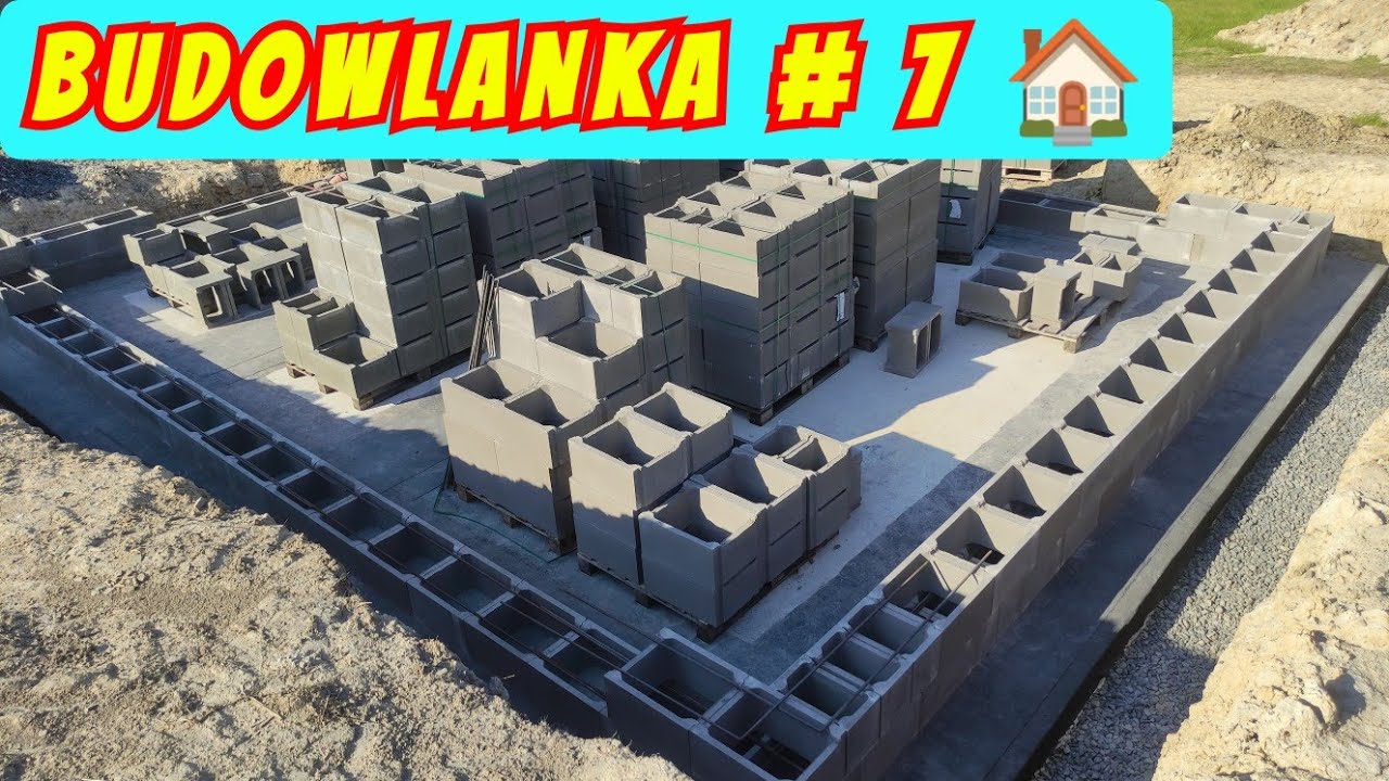 Pustak szalunkowy 40, Zbrojenie, Jak przewiązać bloczki, Piwnica ...