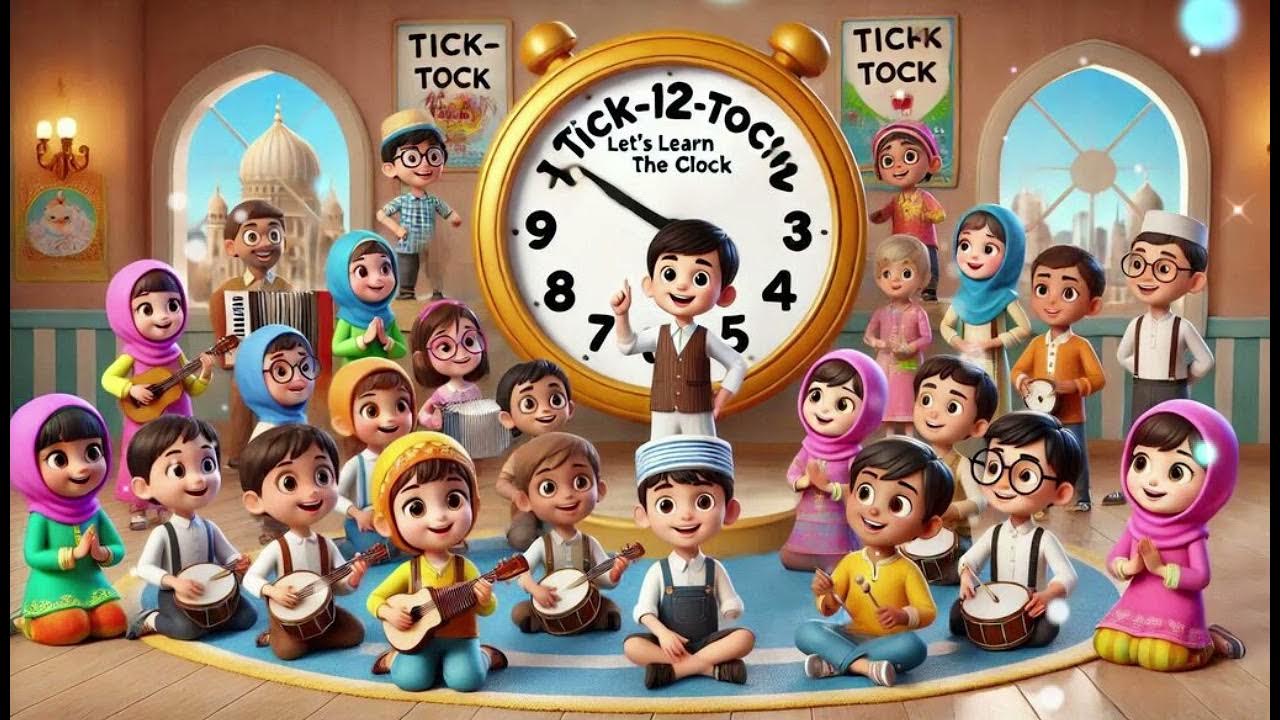 "Tick Tock, Let's Learn the Clock 2 | Fun Time-Telling Song for Kids ...
